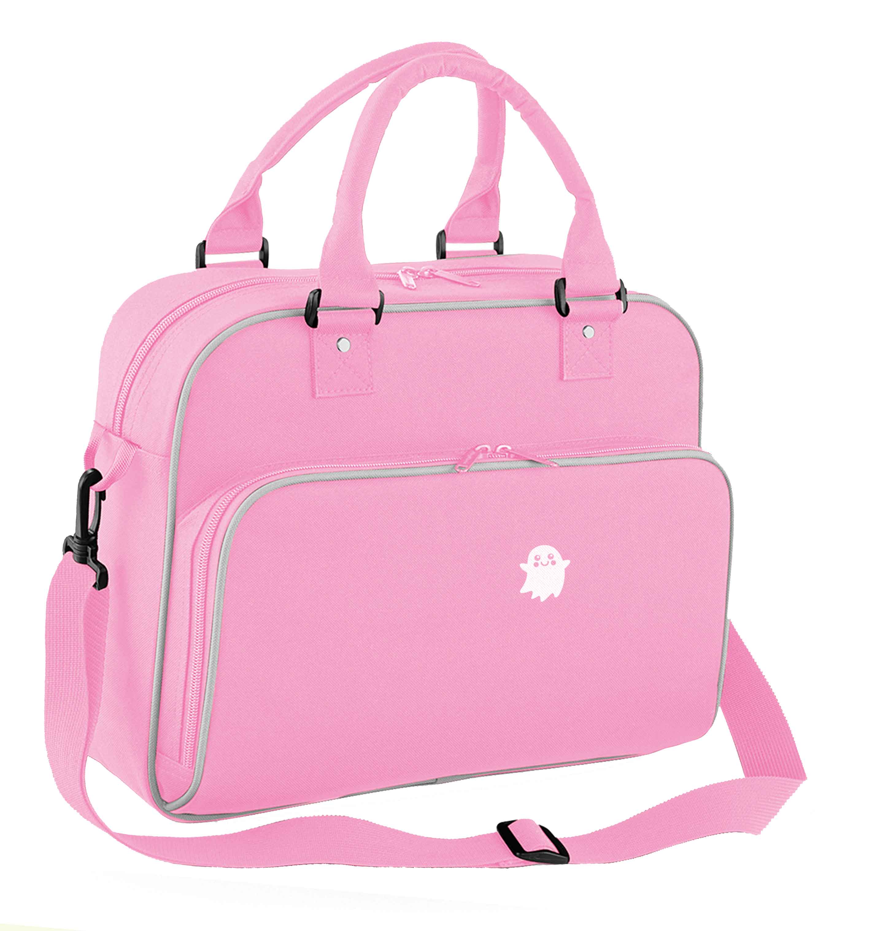 Pocket ghost black with white detail children's dance bag – Flox Creative