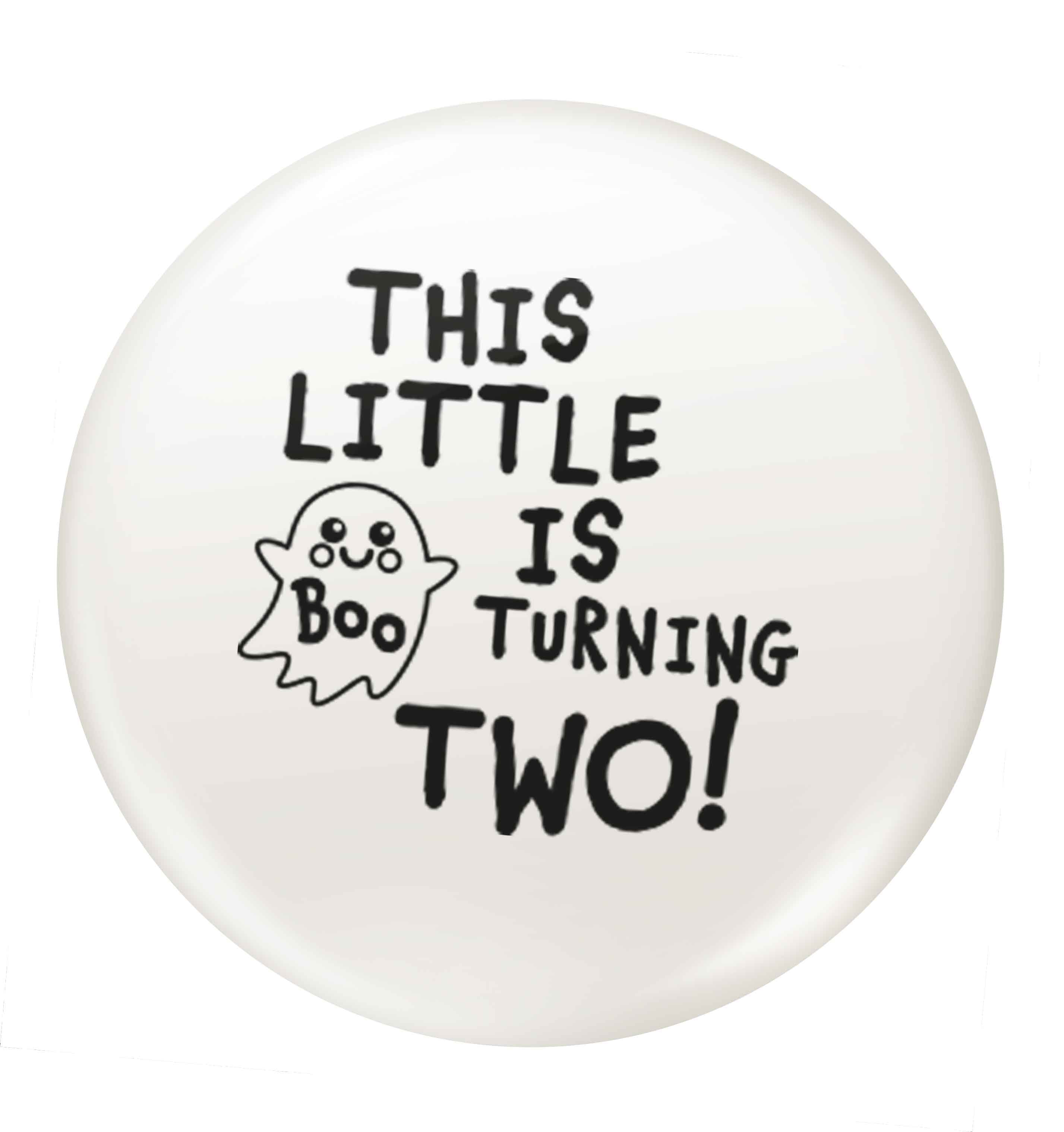 This little boo is turning two - Pin Badge | Flox Creative